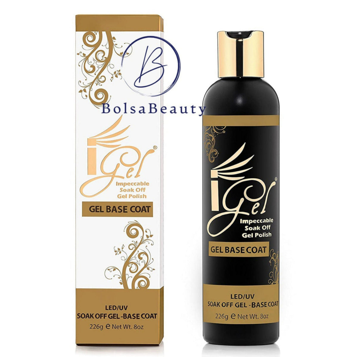 Igel - Gel Base Refill 8oz + 12 Small Bottles – BolsaBeauty Nail Supply