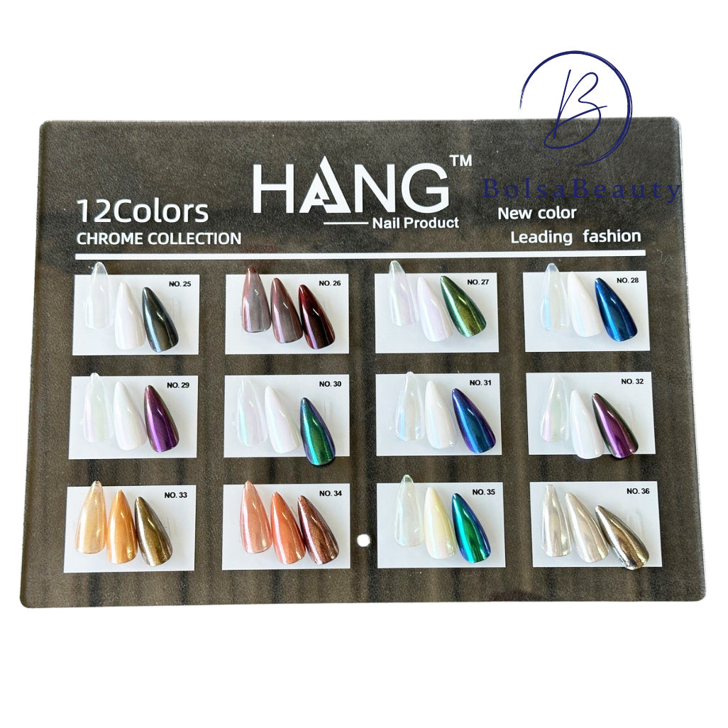 Hang - Nail Art Chrome Full Set 3 (#25 - #36) - NEW 2024 – BolsaBeauty ...