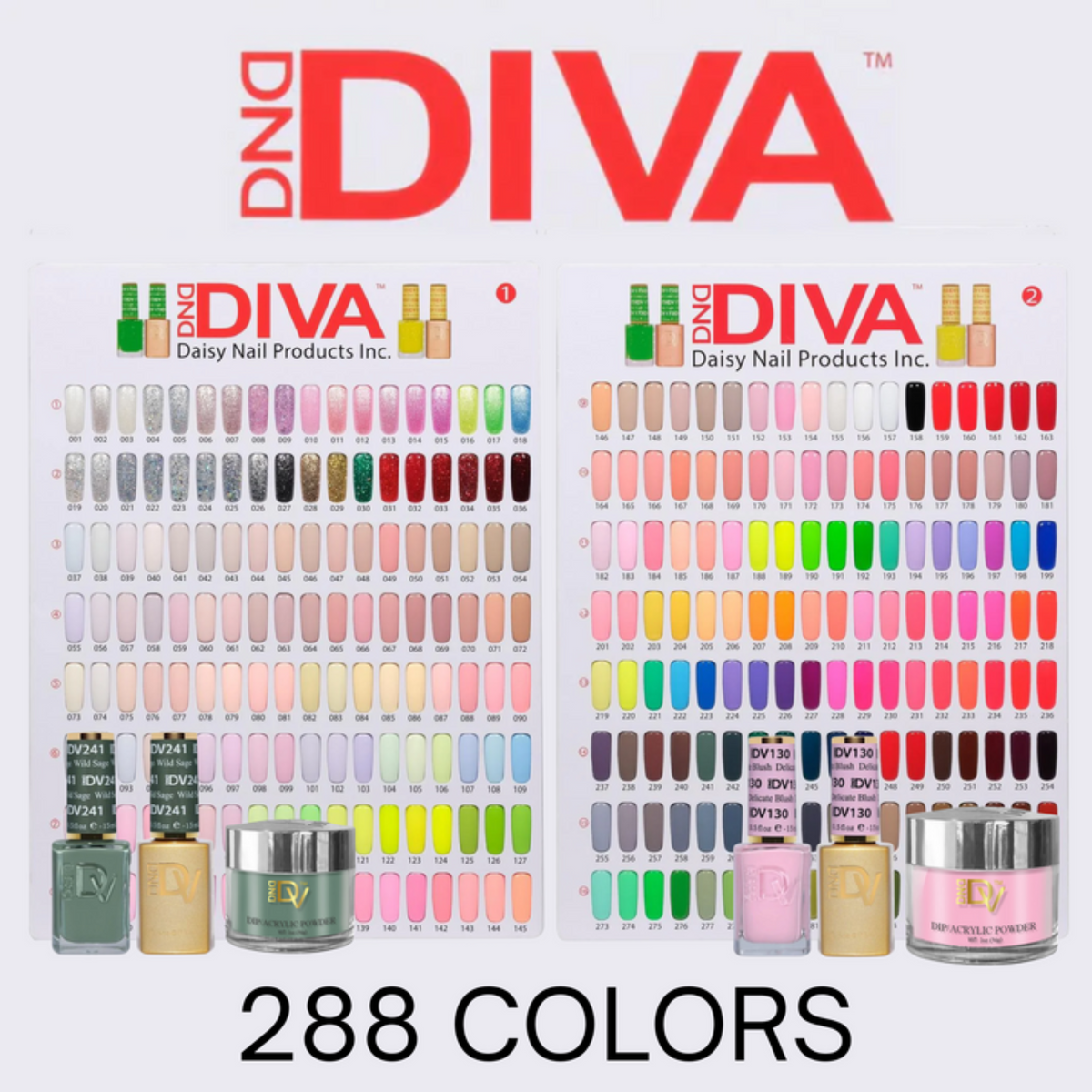 DND - Diva Full Line Duo Collection (288 Colors) – BolsaBeauty Nail Supply